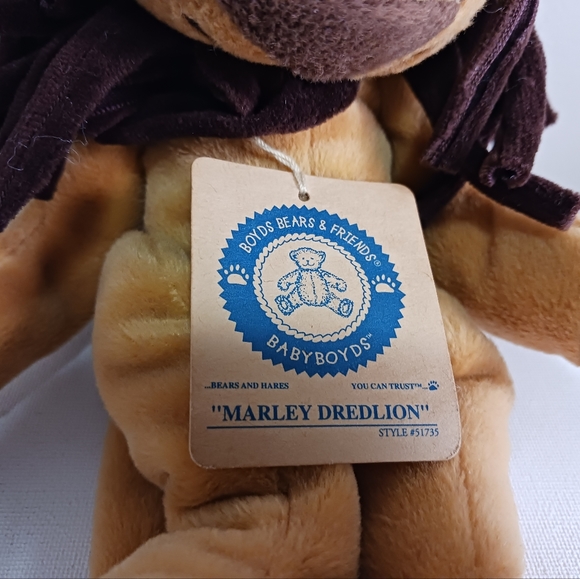 Boyd Bears | Toys | Vintage Boyd Bears Marley Dread Lion Plush Lion ...